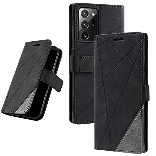SAMSUNG Galaxy ( サムスン ギャラクシー ) NOTE20 Ultra 5G 専用 デザインケース、PUレザー(合皮)、サイドマグネット式でかんたん開閉。 手帳型ならではの機能が満載内側には三つのカード入れと一つのフリーポケ...