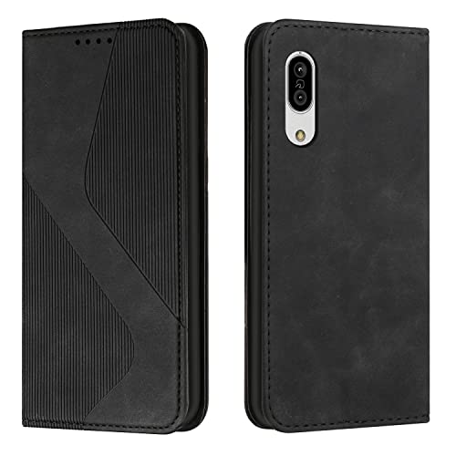 対応機種：AQUOS Sense3 / Sense3 lite / Android One S7 （SHV45 SH-02M SH-RM12） 通用携帯ケース。 ケースに横置きスタンド機能が付いているので、手に持たず動画の視聴などを楽しむこ...