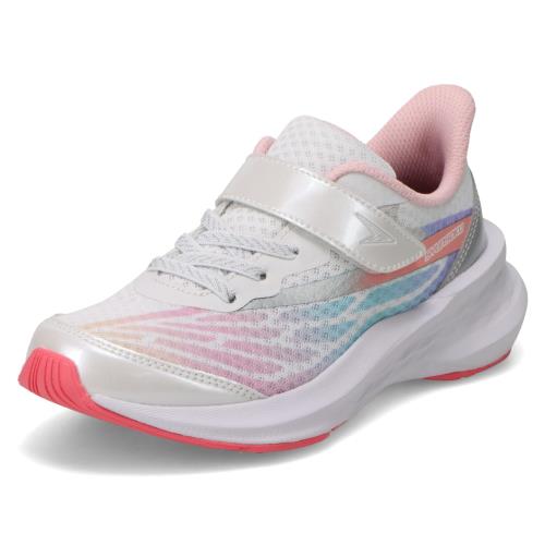 靴幅: 2.5E （標準） 軽量（当社比） 瞬足独自の左右非対称ソールで左回りのコーナリングで高いグリップ力を発揮 弾む速さに！ミッドソールに反発性を高めた素材を採用 中敷取り外し可