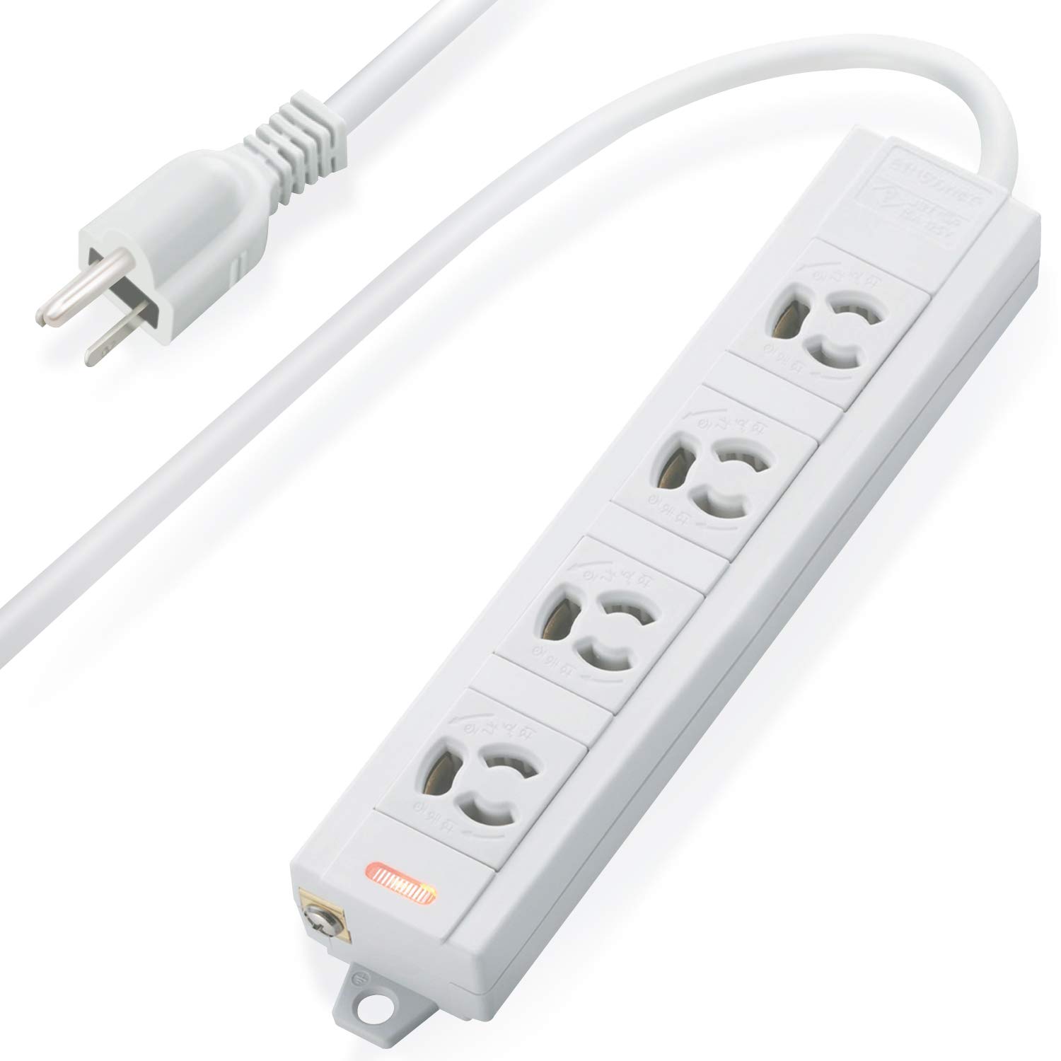 EU RoHS指令に準拠(10物質)した環境にやさしい、3P式4個口のマグネット付き抜け止めタップ。電源コードには、丈夫で安全性を向上させた二重被ふくケーブルを使用。 熱に強い二重構造ケースを採用した4個口の工事用3.0mタップです。 プラ...