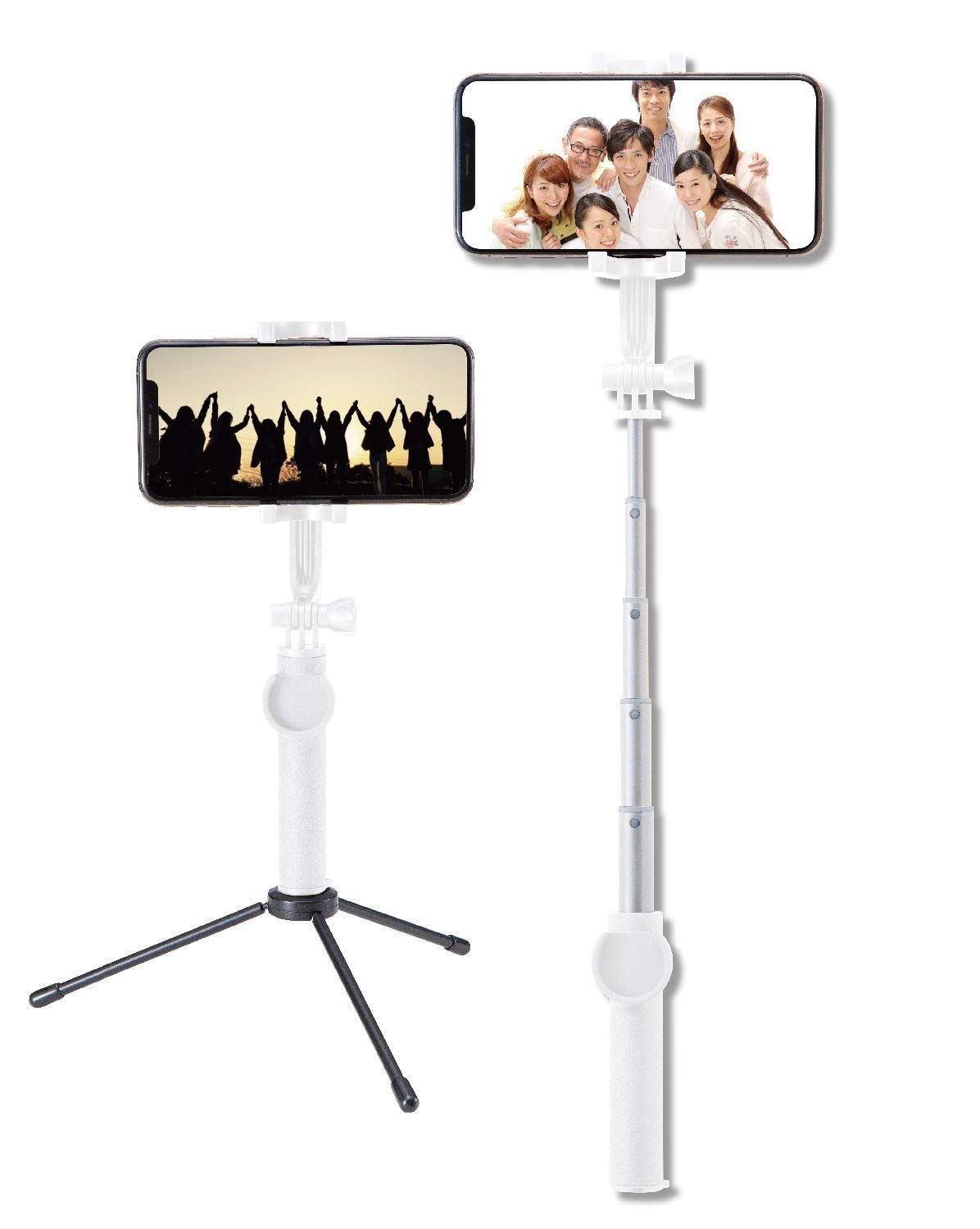 ※ 詳しい情報は「商品の説明」欄をご確認ください。 手に持った状態での“自撮り"は、付属の三脚を取り付けることで手に持たずに“自撮り"ができるBluetoothリモコン付ワイヤレスタイプの自撮り棒です。 縦撮り・横撮り・斜め撮りが可能な回転...