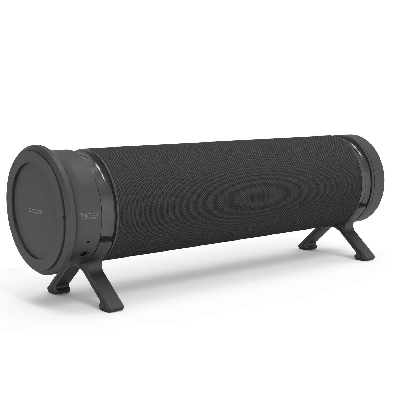 パソコンやスマートフォン/タブレット、テレビなど接続機器を問わず、さまざまなシーンで使用できるミニサウンドバースピーカー“behav(ビヘイブ)"です。 音楽再生は有線(ステレオミニプラグ)接続とBluetooth(R)接続の両対応で、パソ...