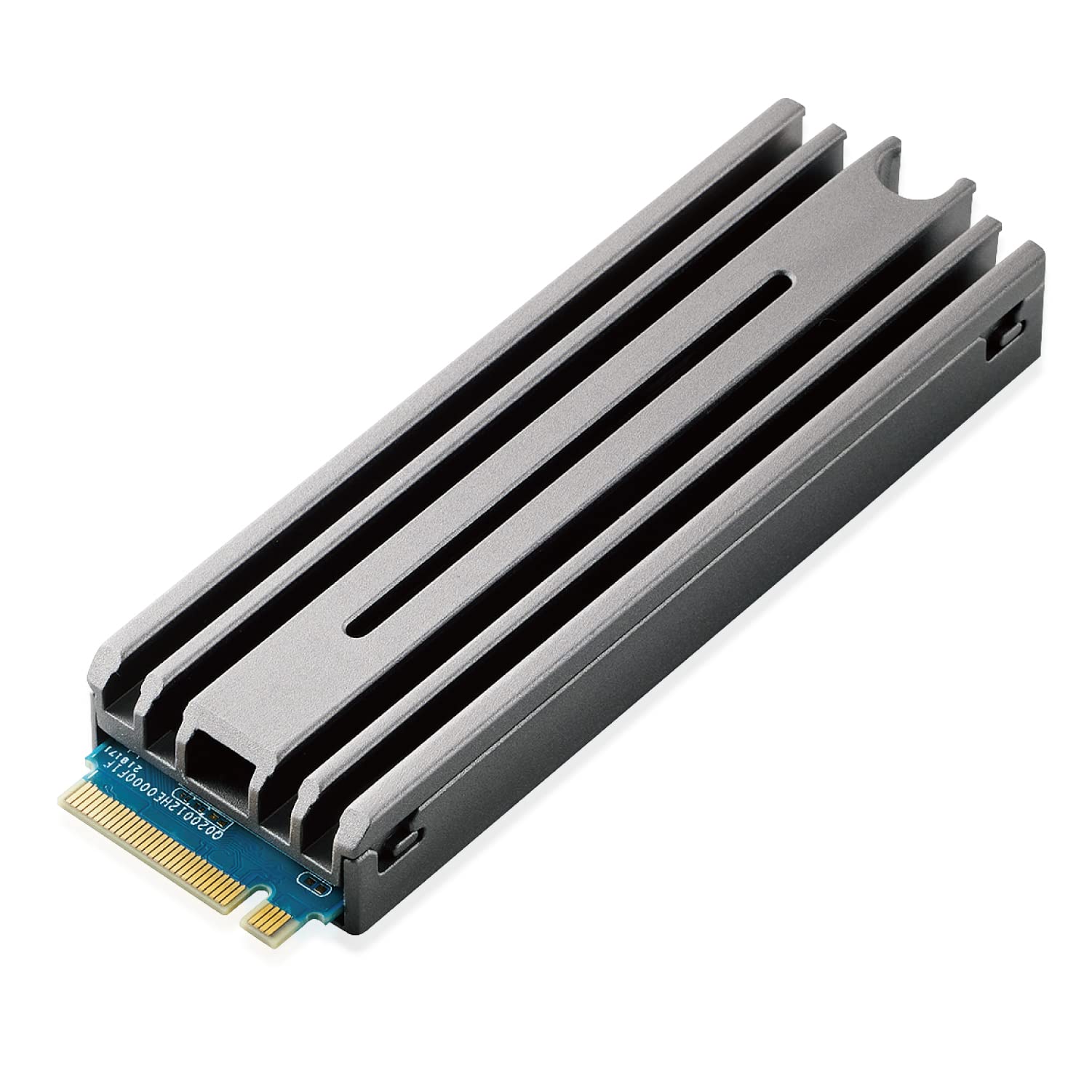 PlayStation(R) 5に適したヒートシンク付きで、快適にゲームを楽しめるPCIe Gen4x4インターフェイスのM.2 SSDです。 PS5使用時に読み出し最大6100MB/s パソコン使用時に読み出し最大7400MB/s、書き込...