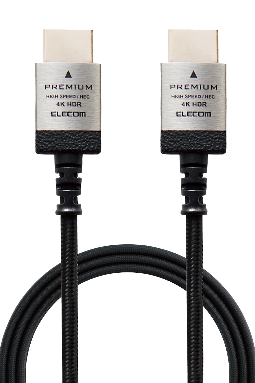 18Gbpsの高速伝送で高画質映像と音声を忠実に伝送できるPremium HDMI Cable規格認証済みイーサネット対応Premium HDMIケーブルのアルミコネクタースリムナイロンメッシュタイプです。 4K/Ultra HDおよび3D...