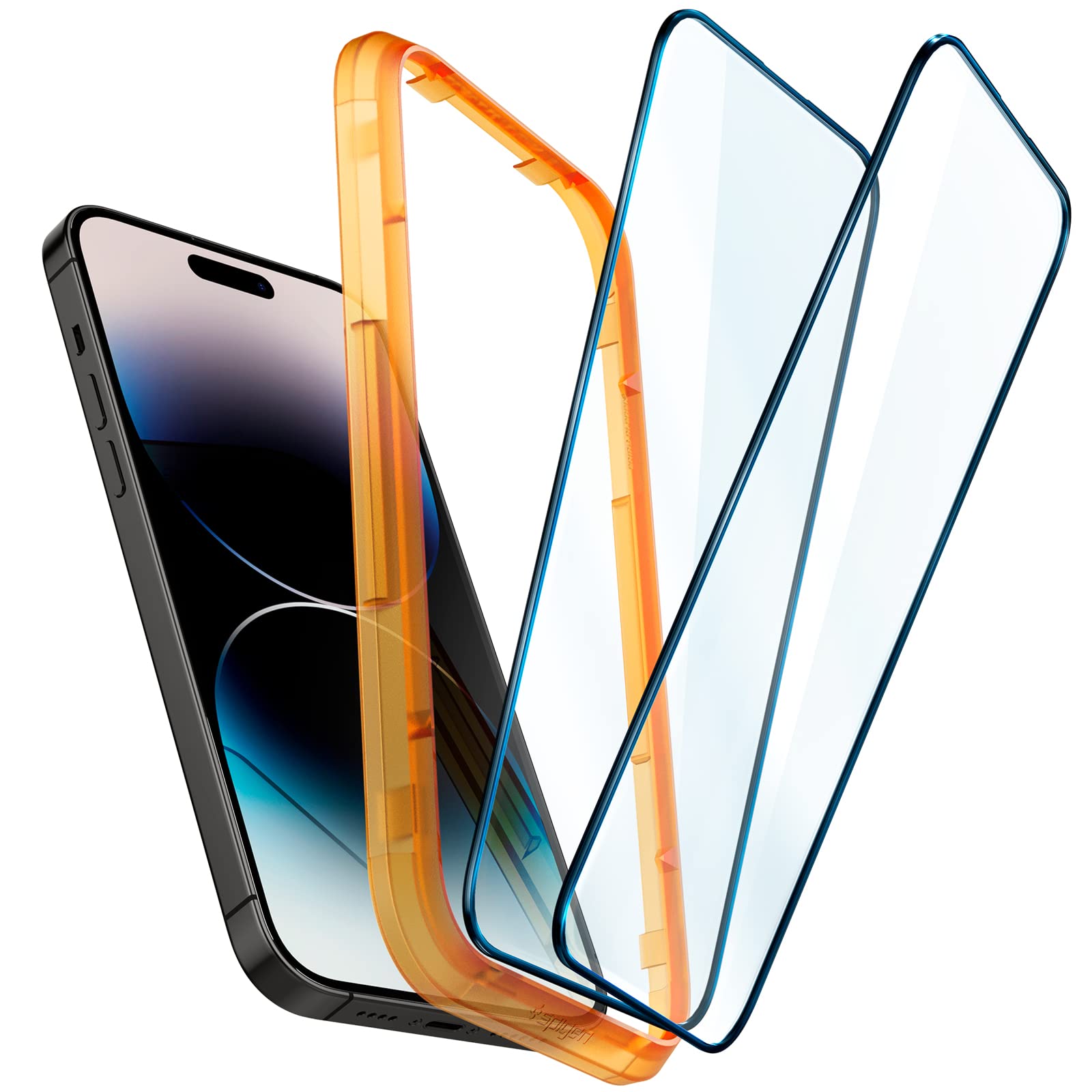 対応機種 ; iPhone 14 Pro 専用のガイド枠 ; 専用のガイド枠付きで、正確な位置に完璧に貼り付けることができます 9H硬度硝子 ; 硬度9H以上で傷つきにくく、側面は曲面加工されており、滑らかな手触りでガラスの厚さが気になりに...