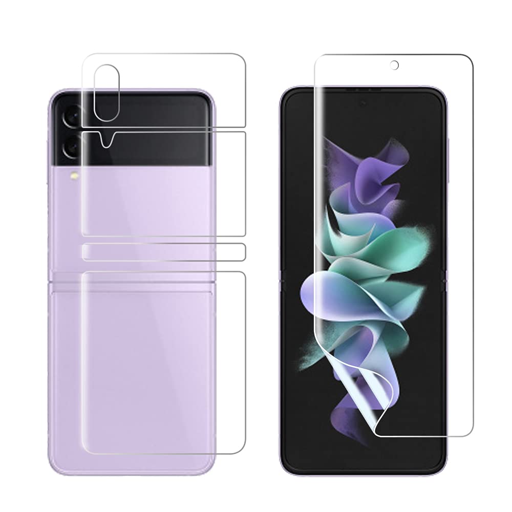対応機種：Samsung Galaxy Z Flip3 対応 専用フィルム 特殊素材自動修復：素材特有の弾力性と柔軟性により、ガラスフィルムでは貼られないエッジ部分までしっかり保護できます。自己復元素材の使用して高い伸縮性と弾力性を誇り、日...