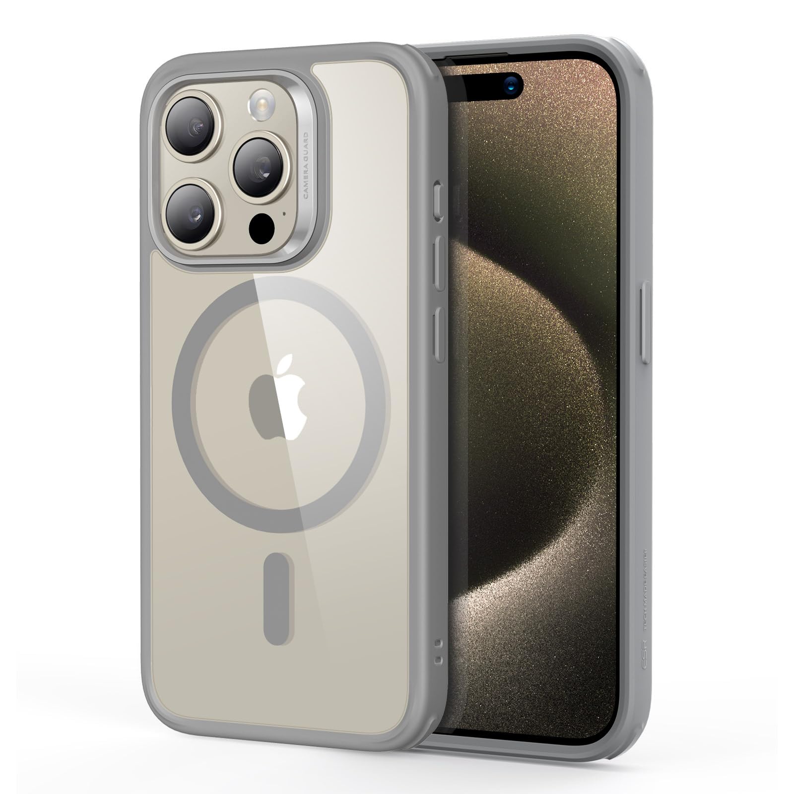 対応機種iPhone 15 Pro Max専用です。スピーカーとポートに対応した精確なカット加工と、押しやすいボタン設計により、機能性がしっかり保たれます。 より強力な磁気吸着1,500 gの吸着力を持つ強力な内蔵磁石により、素早く簡単にワ...