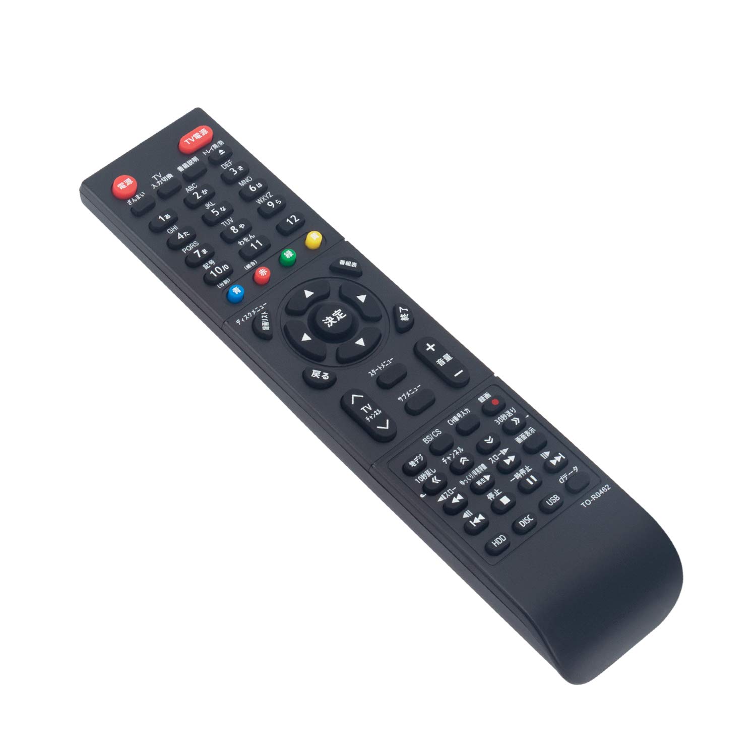 1）ブルーレイディスクレコーダー用リモコン fit for 東芝 SE-R0462 2）この商品について凡ゆる設定をする必要がなく、電池を入れると、直接にご使用頂けます。※乾電池は含まれておりませんので、別途でご購入下さい。※この商品の配列...