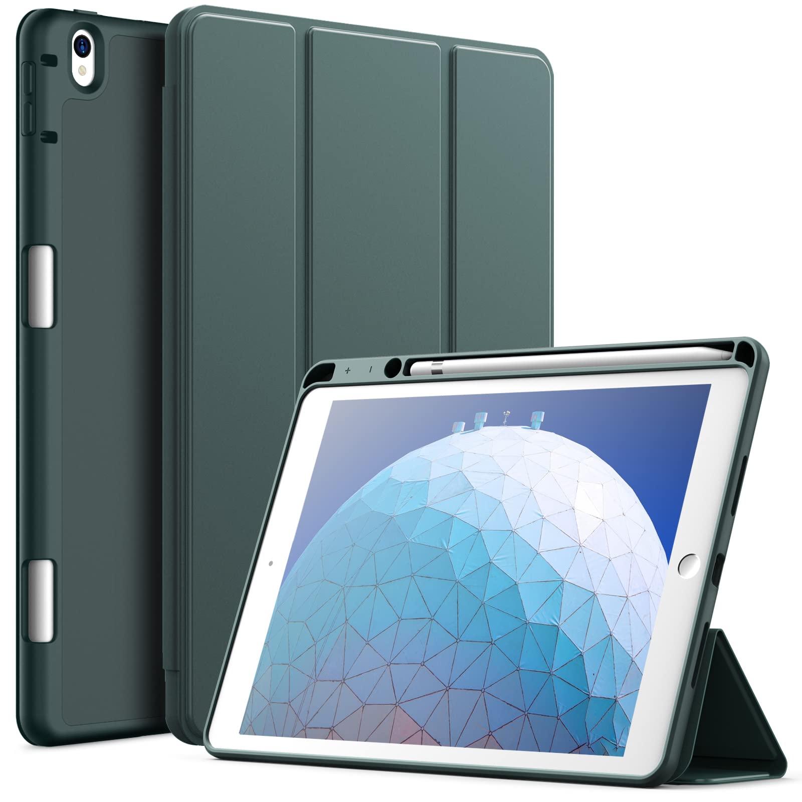[互換性] iPad Air 3 (10.5インチ 2019, 第3世代)とiPad Pro 10.5 用の特別デザインです。対応モデル：A1701 A1709 A1852 A2152 A2123 A2153 A2154。おデバイスの裏面に...