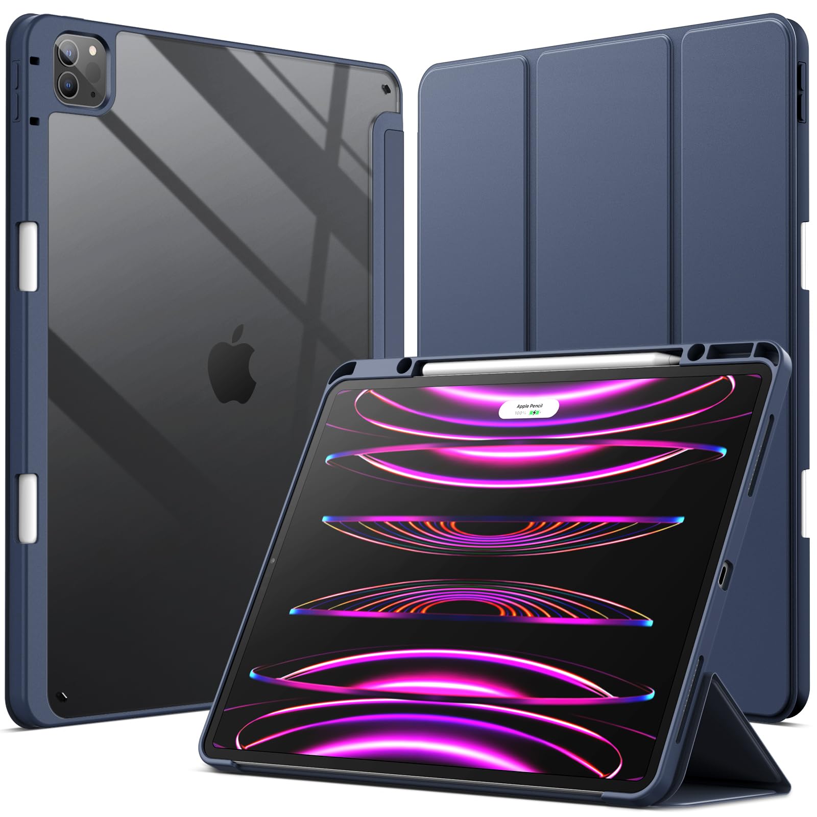 [互換性] iPad Pro 12.9インチ ケース(2022/2021/2020/2018モデル) 保護ケース 用の特別デザインです。対応モデル： A2436 A2764 A2437 A2766 A2378 A2379 A2461 A24...