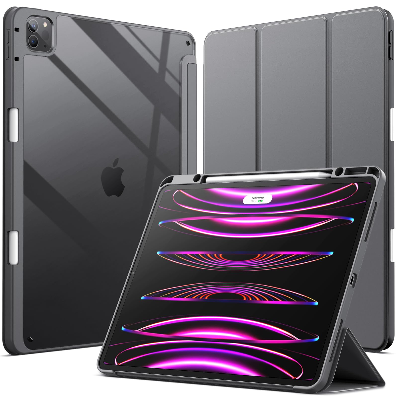 [互換性] iPad Pro 12.9インチ ケース(2022/2021/2020/2018モデル) 保護ケース 用の特別デザインです。対応モデル： A2436 A2764 A2437 A2766 A2378 A2379 A2461 A24...