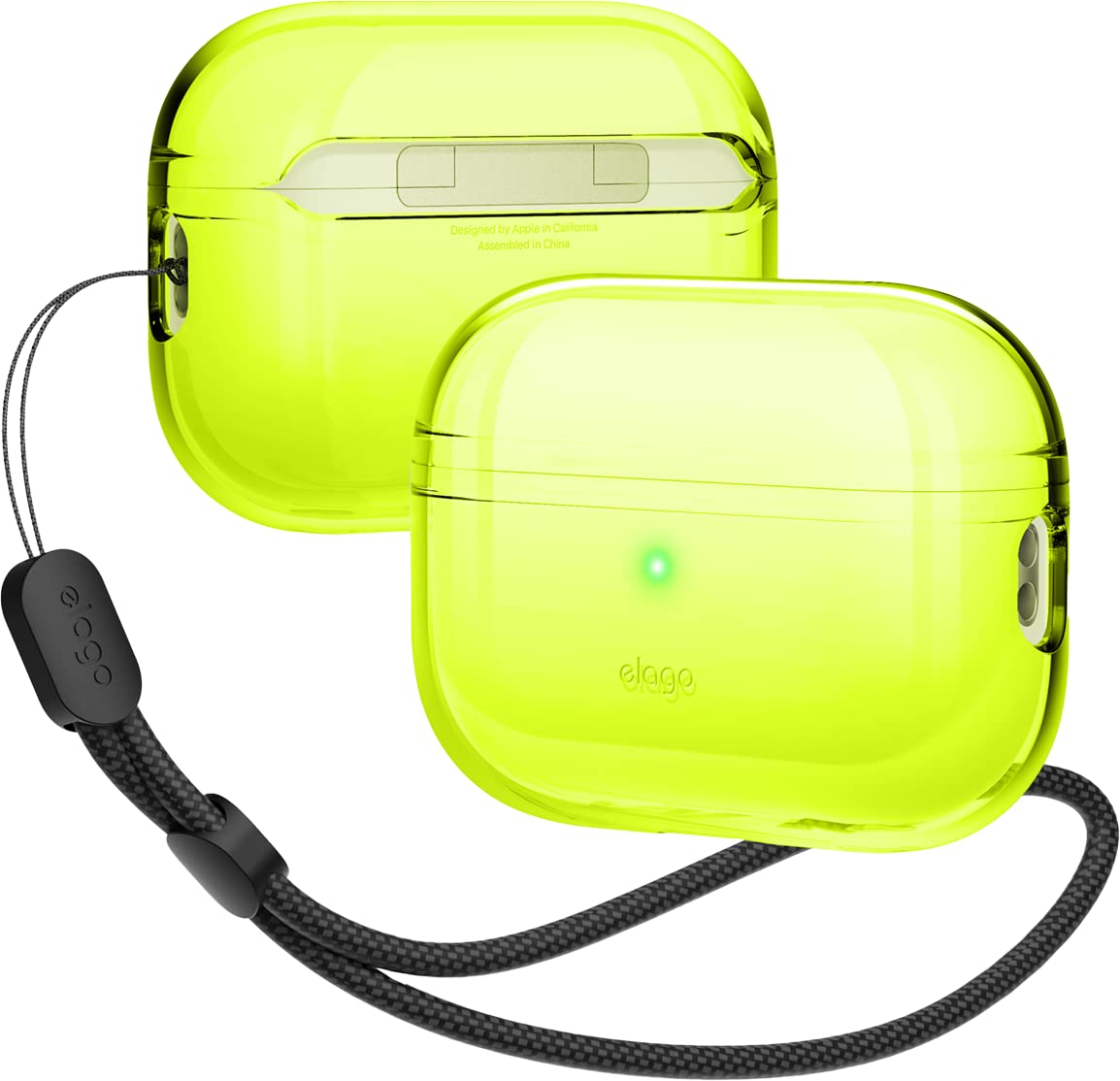 製品仕様… ◆ 対応機種 ： Apple AirPodsPro2 ( アップル エアポッツ プロ 2 ) ◆ 内容物 ： ケース × 1個、ストラップ × 1個 ◆ サイズ ： 約 4.9cm × 6.5cm × 2.6cm ◆ 重量 ： ...