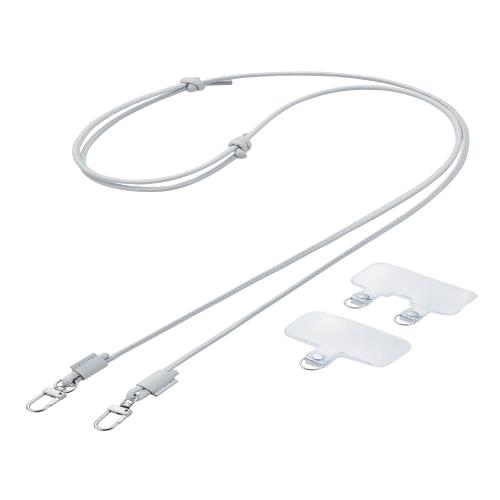 肩から掛けられ、バッグやポケットから取り出さなくてもすぐにスマートフォンの操作ができるショルダーストラップです。 両手が空いて、普段のお出かけはもちろん、お仕事や旅行などのイベント時にも活躍。落下、盗難、紛失防止にもなります。 ストラップは...