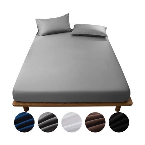 ボックスシーツのサイズ：ダブル・140×200×マチ30cm　　シーツのマチが30cmあるので、敷布団もマットレスもしっかり包み込みます なめらかで乾きやすい生地：100％ポリエステル素材洗濯後の乾きも早く、型崩れやシワになりにくい素材なの...