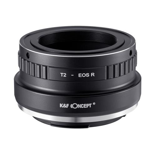 型式：KF-T2RF　日本正規品 対応レンズマウント：Tマウント（T2マウント） 対応カメラマウント：キヤノンRFマウント 特徴：マウント変換、アジャスト機能付き 生産ロットによりマウントアダプターのデザインが写真と異なる場合があり