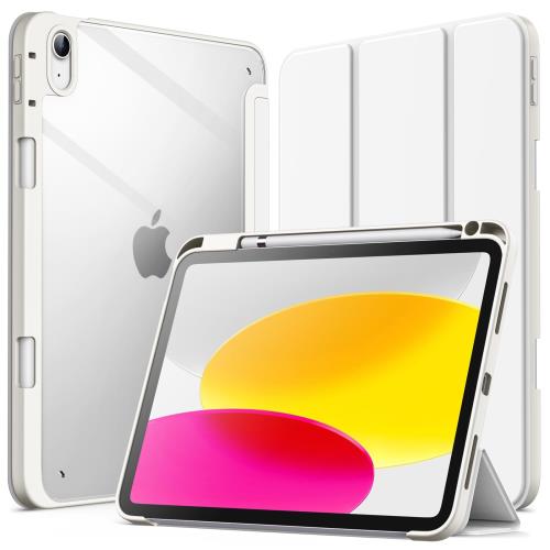 [互換性] iPad 10 ケース (10.9インチ 2022年モデル) 保護ケース 用の特別デザインです。対応モデル：A2757 A2777 A2696。おデバイスの裏面にあるモデル番号をご確認ください [クリアクリスタルバック] 柔軟な...