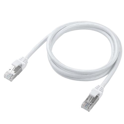 高速光通信に適した40ギガビットイーサネットの「40GBASE-T」に準拠した、Cat8準拠LANケーブルのメッシュタイプです。 Cat6の8倍である2000MHzまでの高周波帯域まで対応し、ノイズ干渉にも強く、高速で安定したネットワーク環...