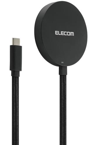 マグネットでQi2対応スマートフォンに固定するだけで高速充電できる、Qi2規格対応のワイヤレス充電器です。 WPC(ワイヤレスパワーコンソーシアム)が策定したワイヤレス給電の国際標準規格「Qi(チー)2」に準拠した正規認証品です。 ※エレコ...