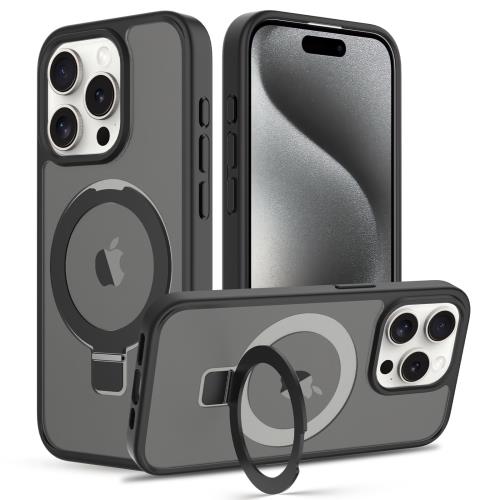 対応電話モデルiPhone 15 Pro ケース MagSafe対応・スタンド機能 スマホケース。 MagSafe対応・超強磁力1,900 gの吸着力を備えた強力な内蔵磁石により、吸着力を高めて、安定感をアップしてエネ損失なしの快速ワイヤレ...