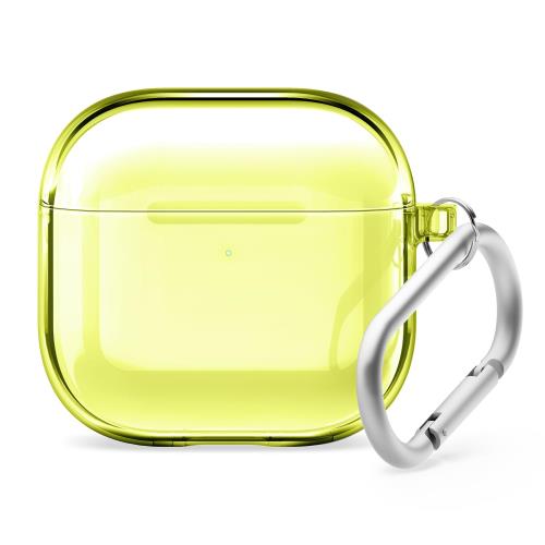 製品仕様… ◆ 対応機種 ： Air Pods 4 ( エアポッツ4 ) ◆ 内容物 ： ケース × 1個、カラビナ × 1個 ◆ サイズ ： 約 5.1cm × 5.4cm × 2.5cm ◆ 重量 ： 約 26g ◆ 素材 ： TPU、...