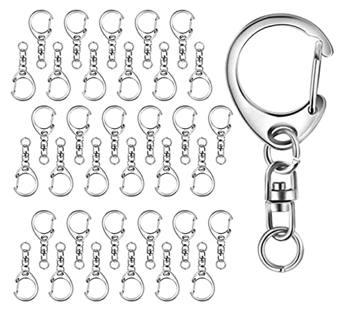 商品内容回転カン付きワンタッチキーホルダー；100個 入り；カラー：シルバー 使用簡単ハンドメイドで人気の高いワンタッチキーホルダーなので、簡単に取りつけ、誰でも使えます。自分で作ったマスコットを付けると、自分だけのスタイルやユニークなもの...