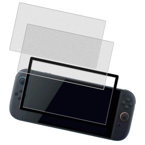 対応機種- Switch 2 用 アンチグレアガラスフィルム。 アンチグレアフ加工表面にアンチグレア加工が施されており、光の反射や映り込みを抑え、光の反射が少なくて見えやすく、長時間で、iPad の画面を見ていたり、眼が疲れにくいです。 サ...