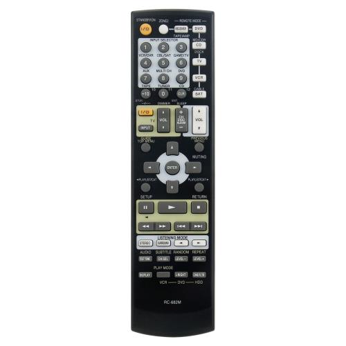 RC-682M 交換用リモコン Onkyo AVレシーバー TX-SR605 TX-SA605 TX-SA8560 TX-SR605S TXSA605 TXSA8560 HT-S3100 HTS3100に対応 サブリモート:RC-645S、...