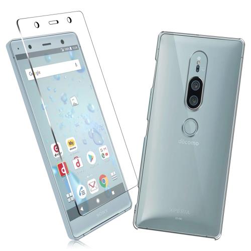 対応機種セット内容 ：FOR Sony Xperia XZ2 Premium 用の 強化ガラスフィルム*1枚+クリアケース*1。 画面部分表面硬度9Hのガラスフィルムで、万が一フィルムが破損した場合でも、ガラスが飛び散らず張り付いた状態にな...
