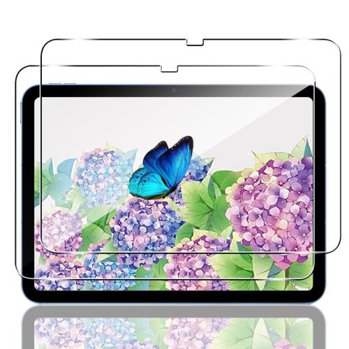 ✔対応機種 iPad 第10世代 2022 ガラスフィルム，専用液晶画面保護 フィルム。フィルムのシリコン自己吸着層により、スチールフィルムをタブレットに合わせて軽く置くだけで、気泡が入らないように簡単に取り付けられます。 ✔高透過率 高品...