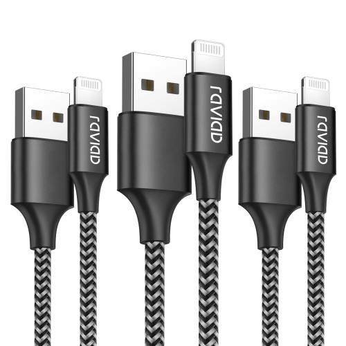 安心の Mfi認証品RAVIAD ライトニングケーブル 2m はオーバーヒートや過充電を避け、充電保護システムご使用のデバイスを安全に保ちます。iOSをアップグレードしたり、新しいデバイスに変更したりしても、充電と同期が行われます。 高品質...