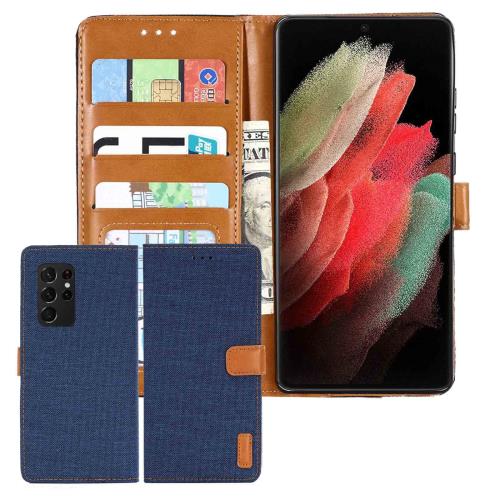 ■適用型番Samsung Galaxy S21 Ultra（ ※対応モデル名を確認してください。） ■全面保護手作おしゃれデニム生地 3色から選択出来 汗や指紋防止 優れた放熱性。カメラレンズ保護構造でスマホ本体を傷から360度しっかり保護...