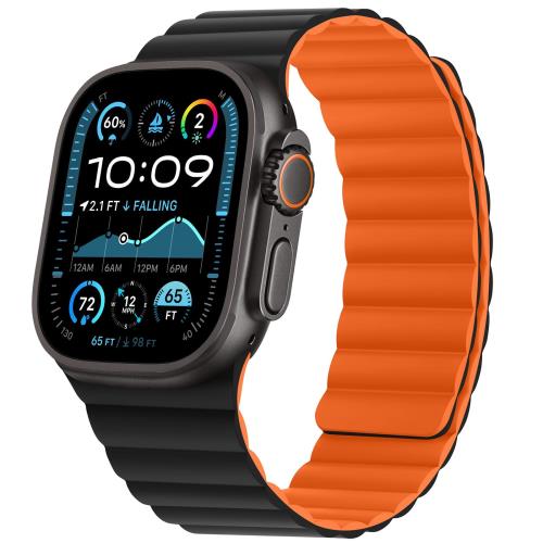 対応機種とサイズ: HITZEE 柔らかいシリコン磁気交換バンド は Apple Watch バンド49mm 46mm 45mm 44mm 42mm に対応 すべてのモデル、 を含む：Ultra 2 / Ultra / SE（2022） /...