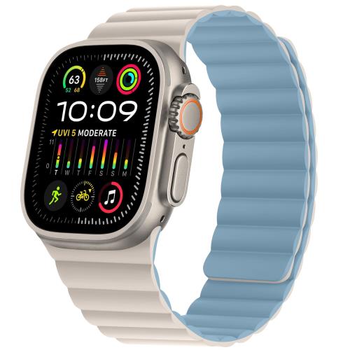 対応機種とサイズ: HITZEE 柔らかいシリコン磁気交換バンド は Apple Watch バンド49mm 46mm 45mm 44mm 42mm に対応 すべてのモデル、 を含む：Ultra 2 / Ultra / SE（2022） /...