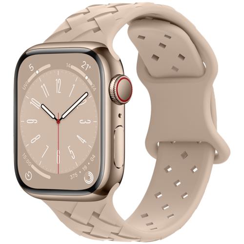 対応機種Apple Watch 41mm/40mm/38mm Series9/8/7/6/SE2/SE/5/4/3/2/1対応。アップルウォッチ 交換ベルトの表面に数個の調整穴があり、長さが自由に調整可能です。手首サイズは165-215mm...
