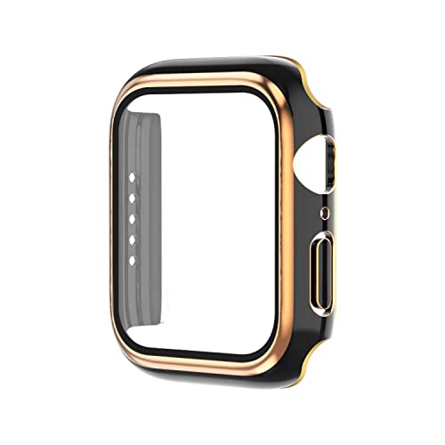 対応機種Apple Watch 44mm 保護ケース（44mm専用）。Apple Watch Series 6/Series SE/Series 5/Series 4 44mm 専用保護ケース。 PC+TPE素材上質な手触り感良いTPEとP...