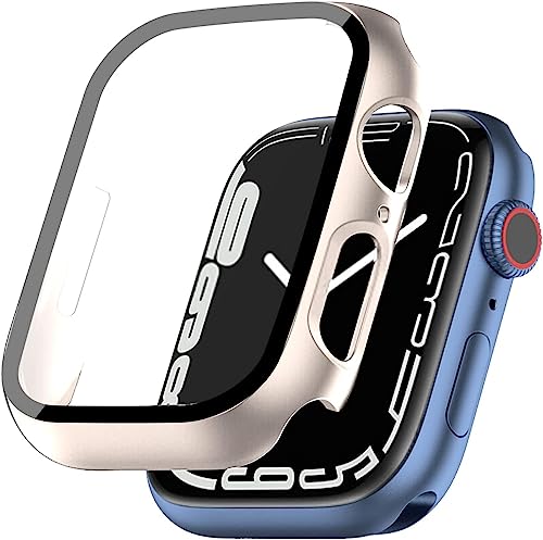 対応機種Apple Watch 44mm 保護ケース（44mm専用）。Apple Watch Series 6/Series SE/Series 5/Series 4 44mm 専用保護ケース。 9Hの硬度＆高透過率ケースの画面部分が硬度9...