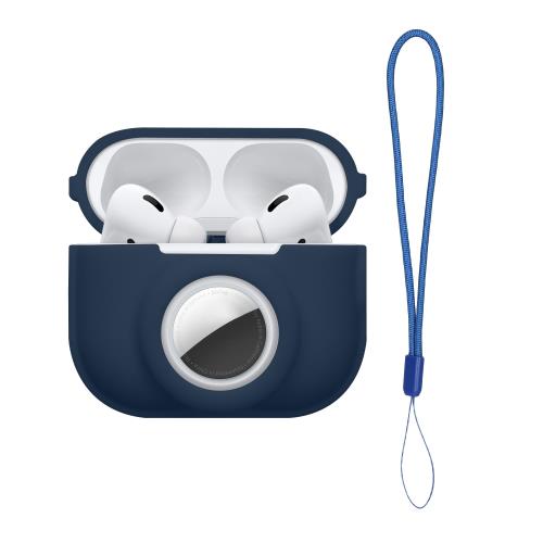 ぴったり: Apple Airpods Pro 2対応 スタイリッシュ機能的: 紺色のワイヤレスイヤホンカバーは衝撃に強いシリコンから作られ、大切なイヤフォンを摩擦や傷、汚れから保護します。シンプルデザインであなたの毎日をスタイリッシュに。...