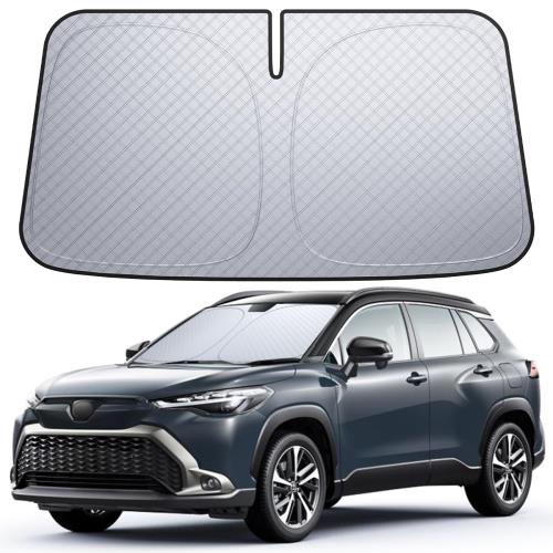 🚗適用車種トヨタ カローラ クロス 10系SUV 2021年9月-現行。❗❗注意：年式・グレード・オプション等により適合しない場合が御座います。車種や形状をご確認いただいた上、お買い求めください。▶️サイトにサンシェードの畳...