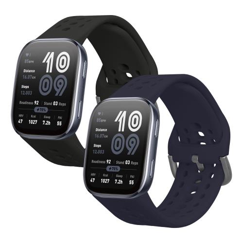 ぴったり: Amazfit Bip 6対応 リフレッシュ: あなたの古くなったスポーツウォッチの時計バンドを、このソフトTPU製リストバンドに交換して気分をリフレッシュ！運動中、オフィスで、睡眠中など日常のどんな時間も、この替えバンドでぴっ...