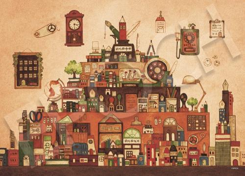 メルヘンアートシリーズの人気作家「西村典子」の500ピースジグソーパズルです。 (C)西村典子