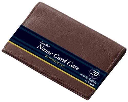 W10.8cm×H7.5cm×D1.3cm 素材:牛革 マチ無し カード入り 名刺20枚収納可能
