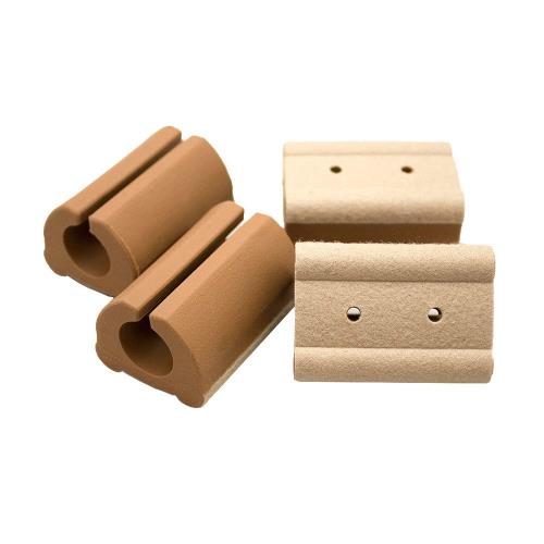 色：薄茶(ベージュ)当店カラー 材質：本体/エラストマー樹脂　中層部/ポリエチレン　底部/PETフェルト 椅子足対応サイズ：直径19～22mm 使用上の注意：本製品は屋内用です。屋外や直射日光が当たる場所での使用はご遠慮ください。 使用上の...