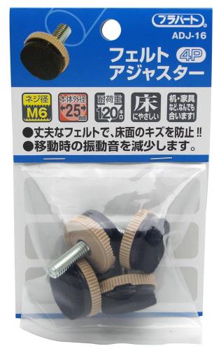 サイズ:ΦD/25mm、ΦD1/22mm、H/9.8mm、L/17.5mm MXピッチ:M6XP1 耐荷重:120kgf