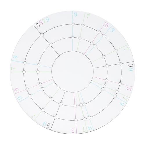 素材: アクリル、カラー：クリア、サイズ：9 x 0.2 cm(D*H)、パッケージリスト:1個 x ロータリーディスク 利点: ブ ランクをトリミングするときに、ブ ランクに丸め装置を配置します。これにより、指が摩耗せず、下向きの圧力を分...