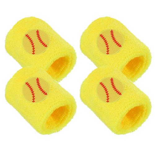 サイズ:各スポーツリストバンドのサイズは約5x7 cmで、ほとんどの子供の手首のサイズにフィットする伸縮性のあるデザインで適切なサイズです。 利点: テリークロスで作られたこの素材は、柔らかく通気性があり、丈夫で耐久性があり、肌に優しく、手...