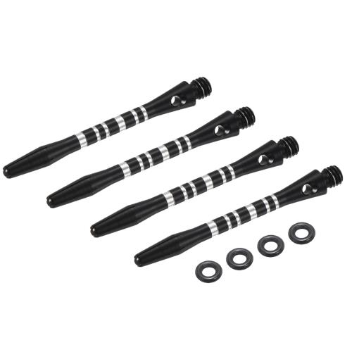 カラー：黒；素材：アルミニウム合金；スレッドタイプ：2BA；全長：45mm / 1.8インチ；パッキングリスト：アルミニウムダーツシャフト4個（ラバーリング付き） 利点：スチールチップ用のダーツシャフトは、頑丈なアルミニウム合金で作られてお...