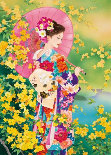 (C)2018 HARUYO 完成サイズ:38x53cm