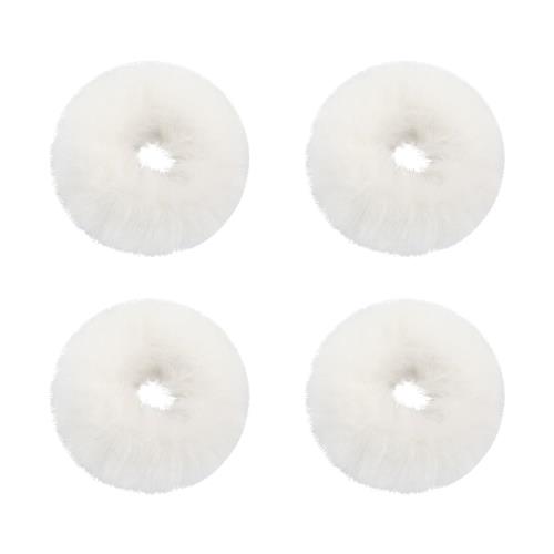 カラーブラック/ピンク/ホワイト。セット内容2つのセット。 サイズ12cm*12cm（伸ばしていない状態のサイズ）。 使用範囲高いポニーテール、三つ編み、お団子ヘアに適しています。さまざまな場面で使用できます。 素材非常に伸縮性のあるゴムで...