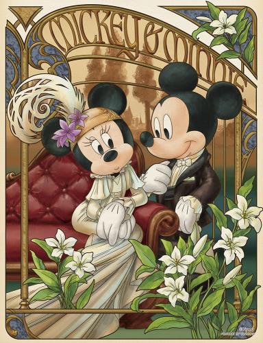 Disney 完成サイズ:16.5x21.5cm
