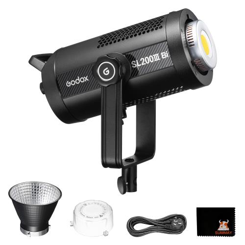 ダブル色温度明るさが単調すぎる？ SLIIIBi シリーズは、2800K-6500K の調整可能な色温度を提供し、雰囲気を改善したい人に最適です。 静音 ビデオライトには新しいワンボタンミュート機能があります。 このモードでは、ファンをオフ...
